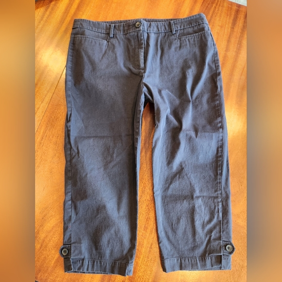 Talbots | Pants & Jumpsuits | Talbots Perfect Skimmer Capri Pant Blue 4 ...